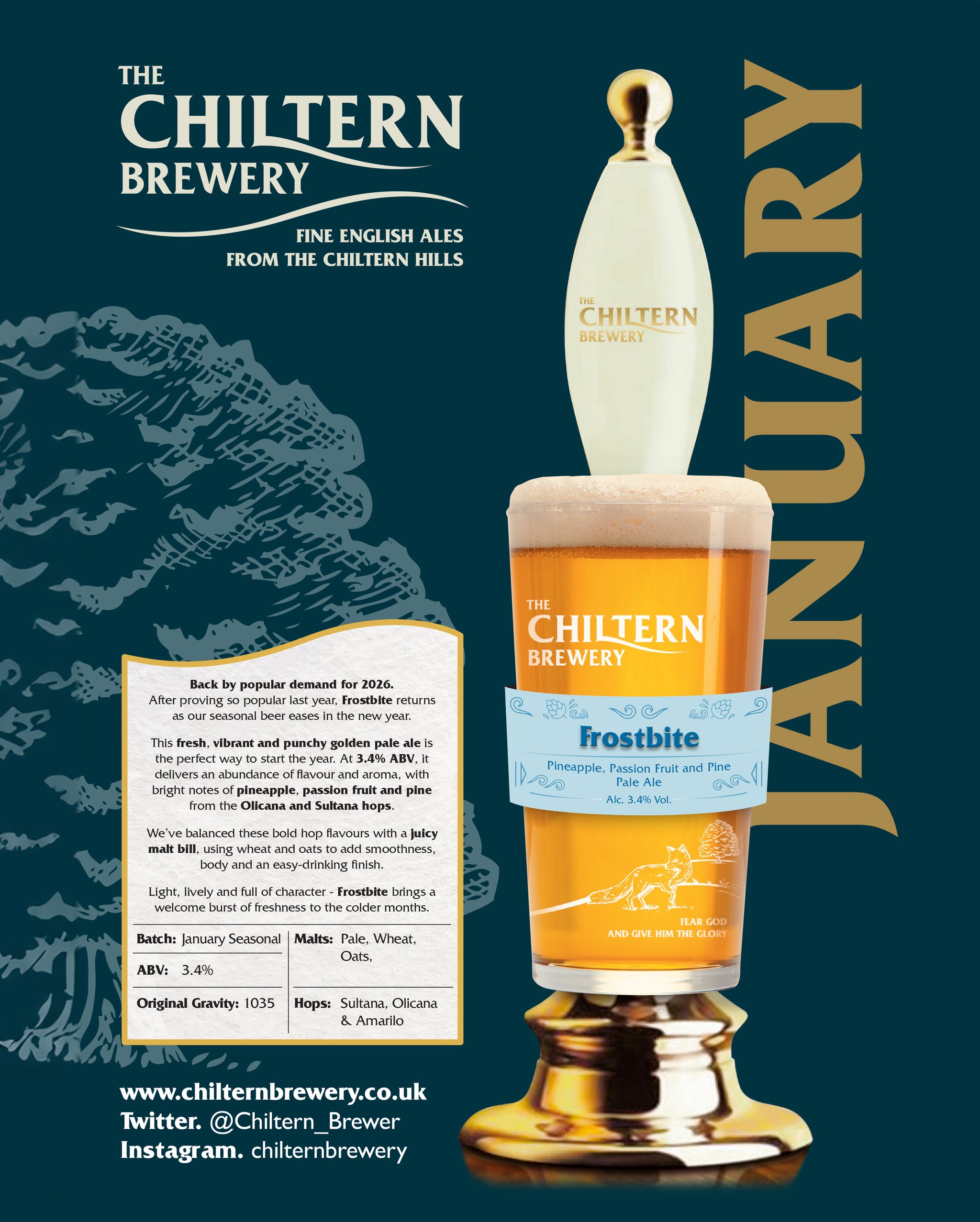 Frostbite - 8¾ Pints / 5L - The Chiltern Brewery